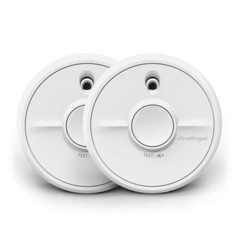 FireAngel SB1-R Optical Smoke Alarm Detector, Toast Proof x2 £10.92 at ...