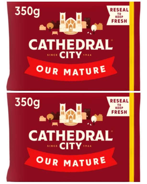Cathedral City Cheddar 350g Mix – Mild to Extra Mature, from ASDA Groceries