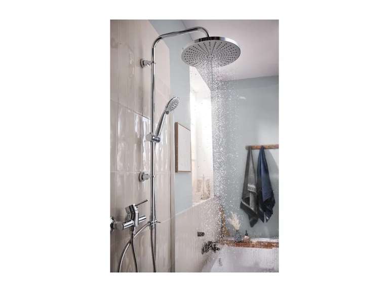 Livarno Home XXL Shower Riser Set with Anti-Drip - £39.99 at Lidl ...