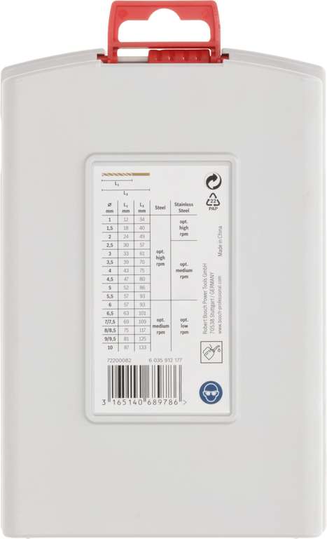 Bosch 2608587014 19-Piece HSS-Cobalt ProBox Drill Bit Set – £24.79 at ...