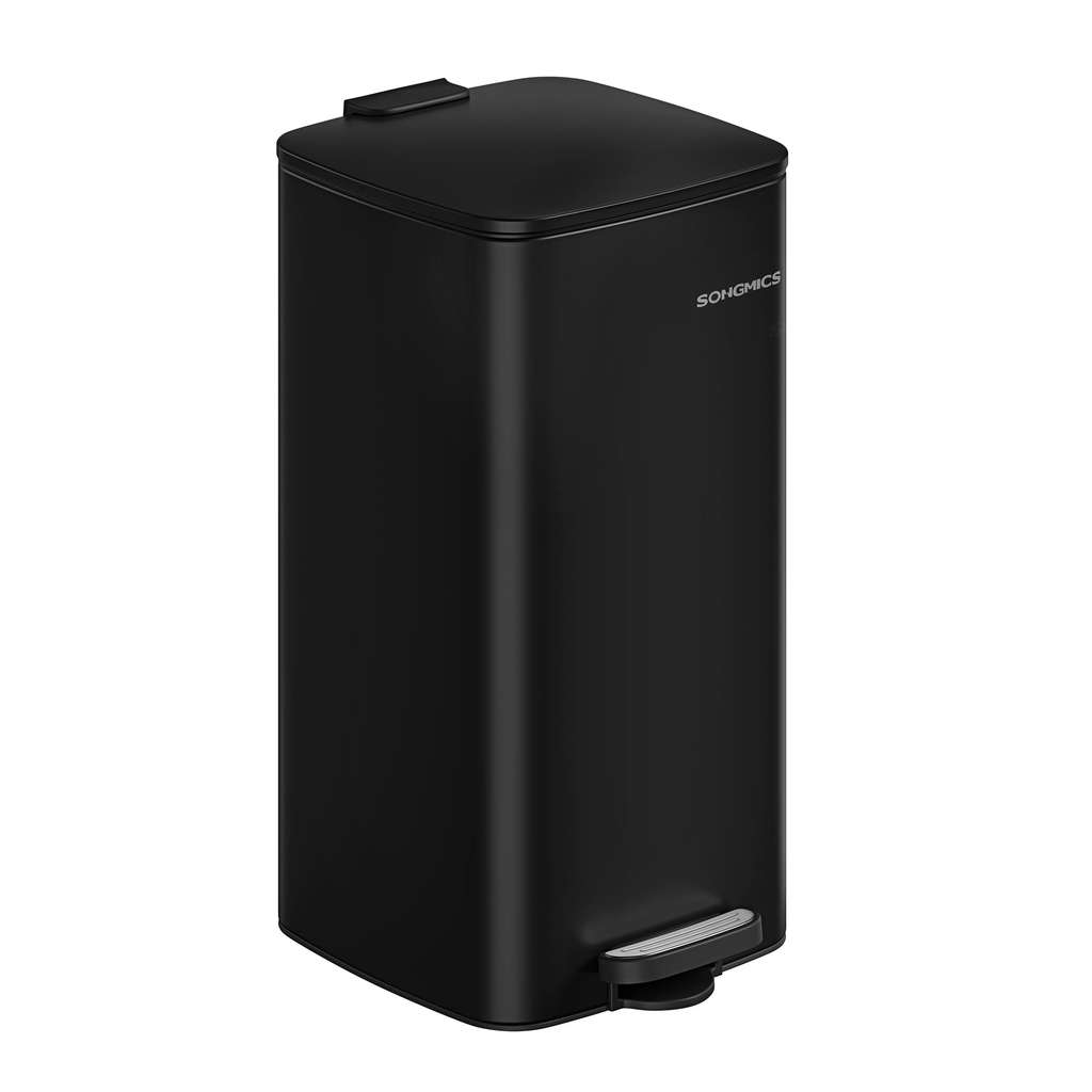 30L Steel Pedal Kitchen Bin, Soft Close, Ink Black - £33.99 at Amazon ...