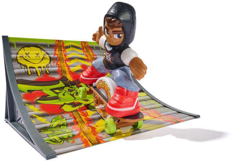 Tech Deck Shred N' Blast Sk8board, Motorised Finger Skateboard Toy with ...