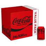 Coca-Cola Zero / Diet Coke 24x330ml – Morrisons price £7.00 at ...
