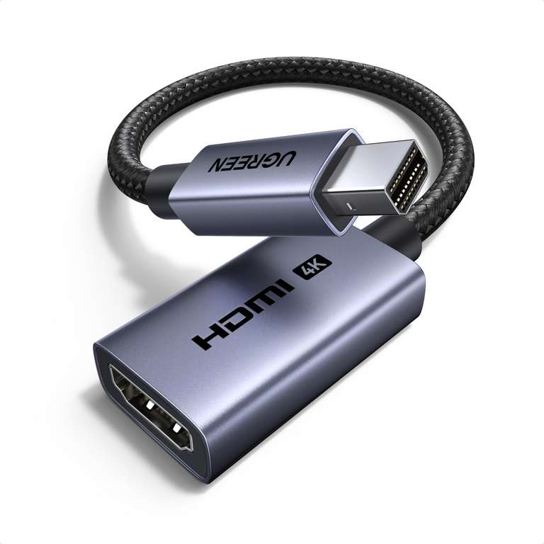 UGREEN 4K Mini DisplayPort to HDMI Adapter – £9.99 at UGREEN GROUP ...