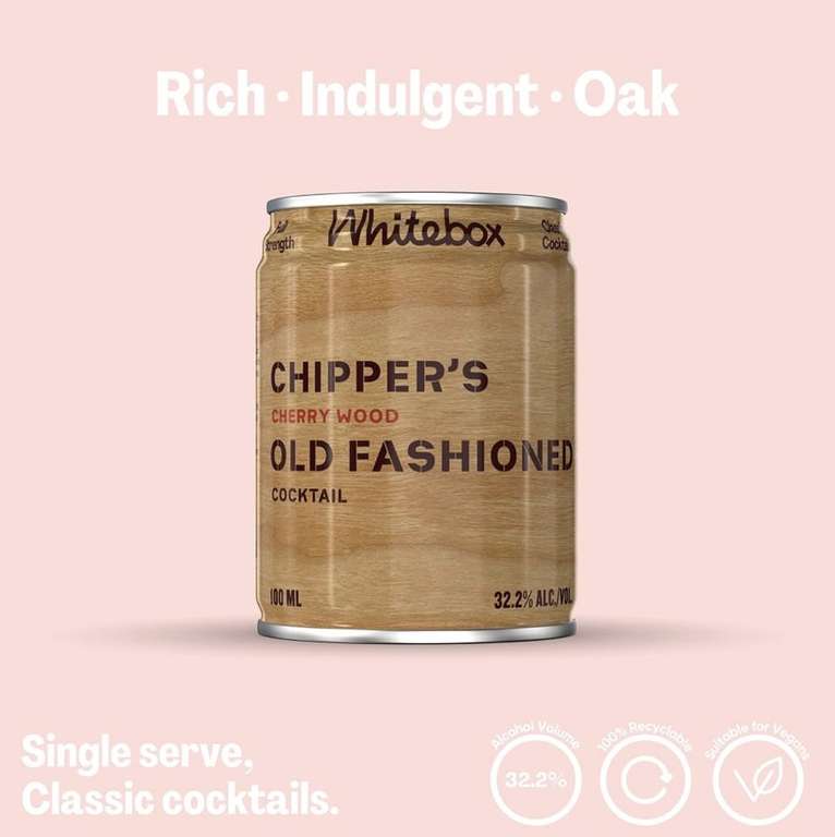 Chipper's Old Fashioned Cocktail 100ml 32.2% abv at Budgens ...