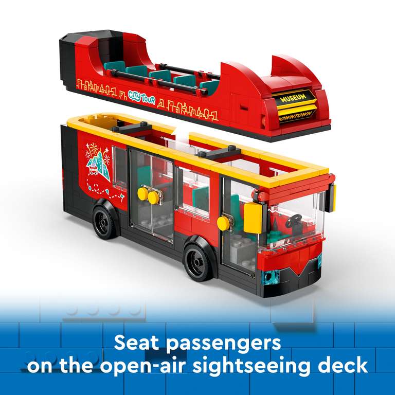 LEGO City Red Double-Decker Sightseeing Bus 60407 £16.49 at Amazon ...