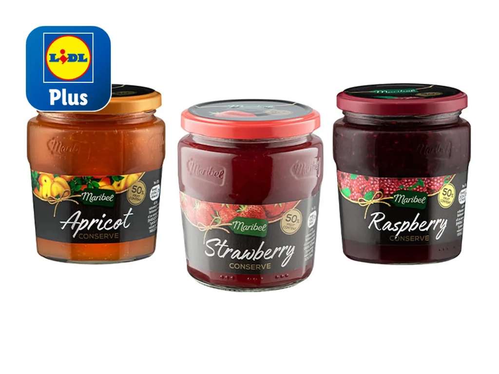 Save 50p on Maribel Premium Jam at Lidl, Now Only £1.39 | hotukdeals