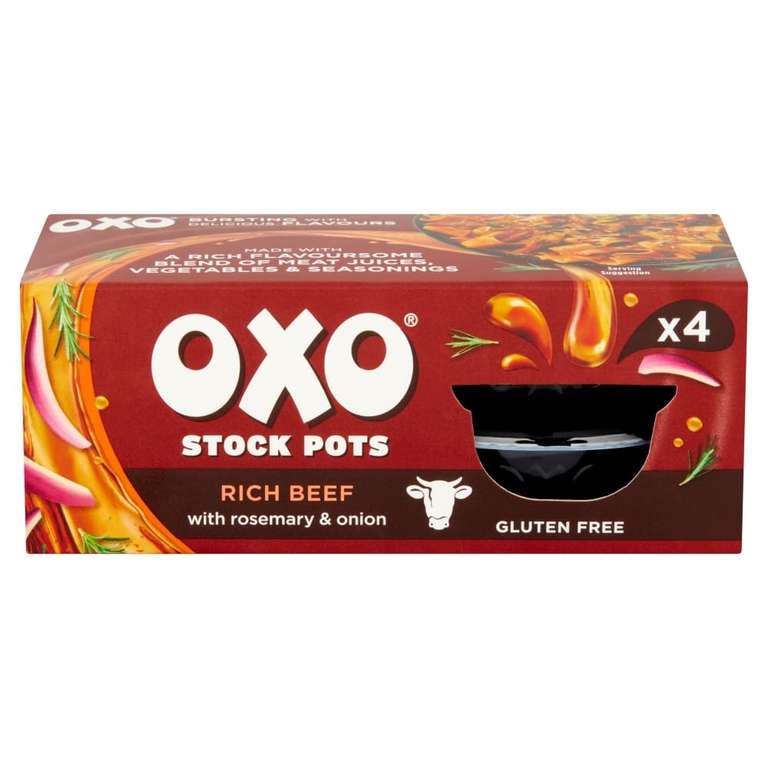 OXO Rich Beef Stock Pots with Rosemary & Onion – £0.42 at Amazon ...