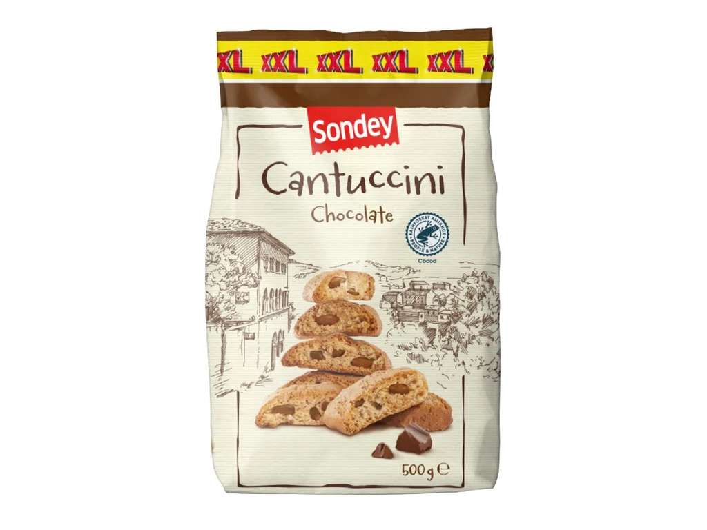 Sondey Cantuccini Biscuits 500g - Almond or Chocolate at Lidl £2.49 ...