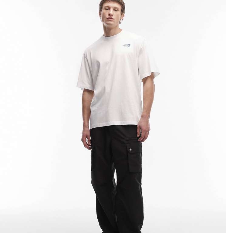 The North Face NSE Liquid Box Backprint Oversized T-shirt White S-XL ...