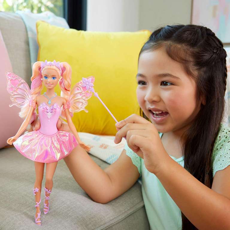 Mattel Barbie Fairy Doll with Toy Wand & Fashion Accessories | Hotukdeals