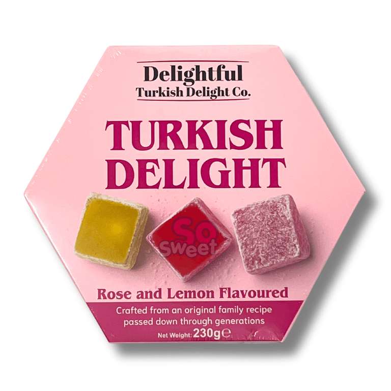 Delightful Turkish Delight Co. Rose & Lemon Flavoured Turkish Delight ...