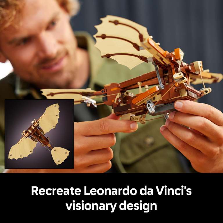 LEGO 10363 Icons Leonardo da Vinci’s Flying Machine | Hotukdeals