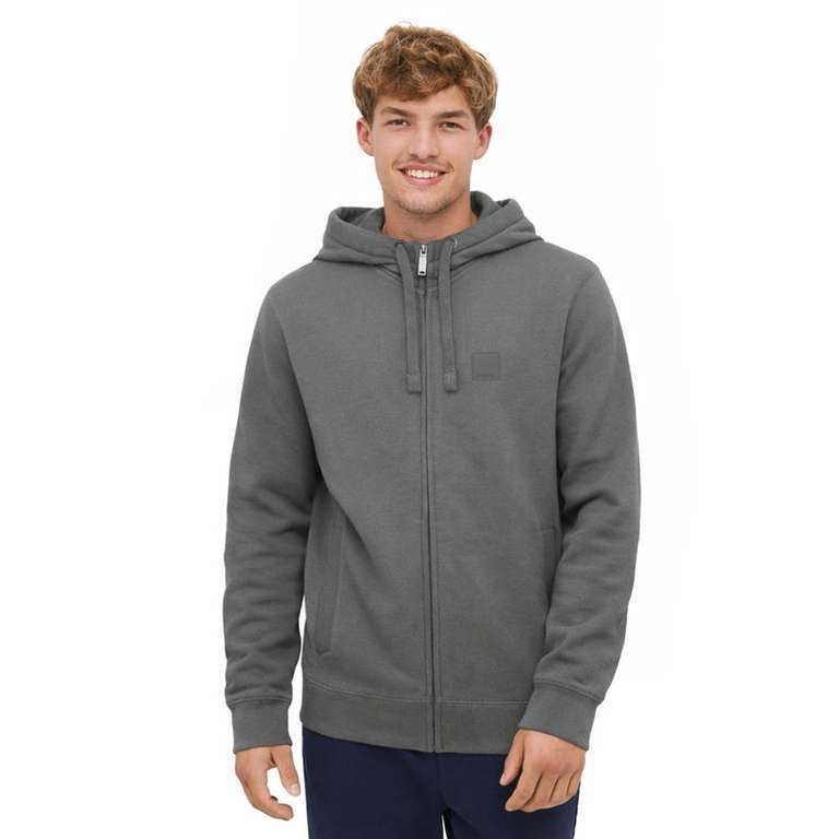 Bench Eyota Hoodie with Zip – Size M, Navy | hotukdeals