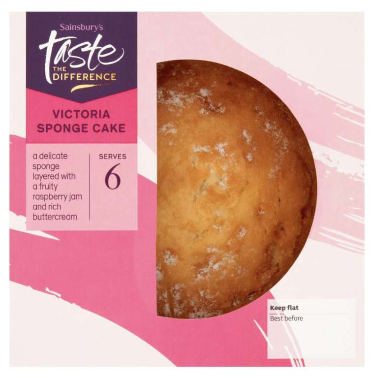 Taste The Difference Cakes: Victoria, Chocolate, Lemon & More - £2.50 ...