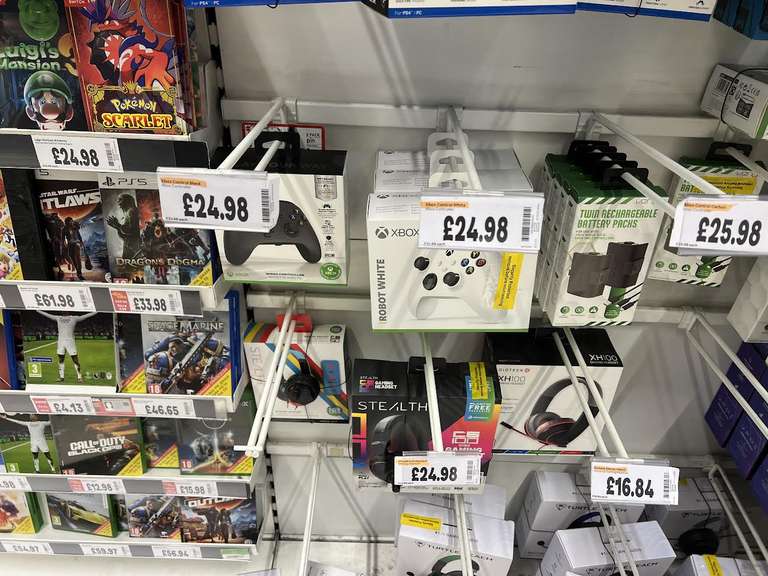Xbox Wireless Controller for Xbox Series X/S Robot White at ASDA ...