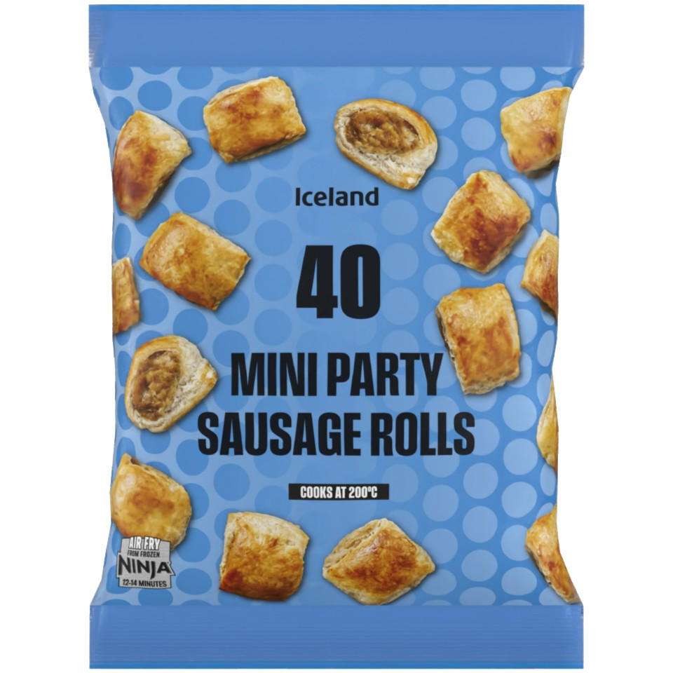 Mini Party Food 3 for £5 at Iceland - 9 Pizzas, Sausage Rolls | hotukdeals