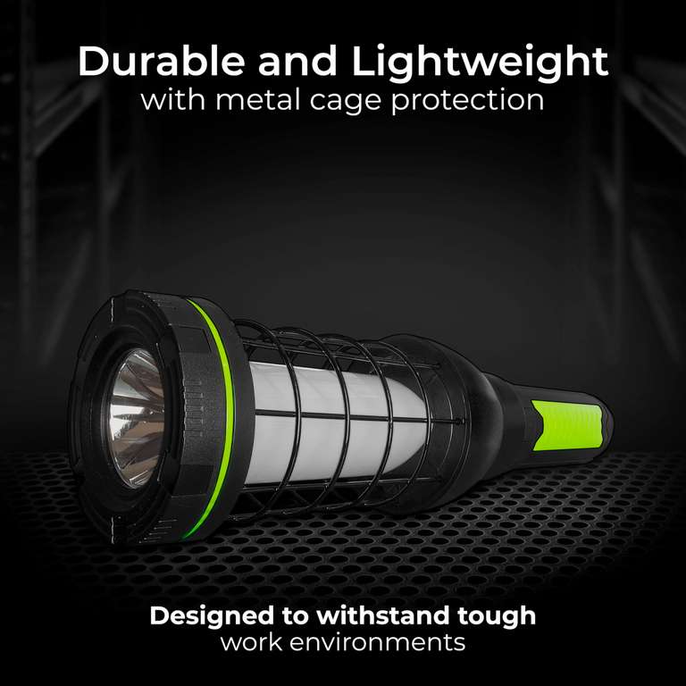Luceco LED Cage Inspection Light, Spotlight with USB Power Bank, 2 ...