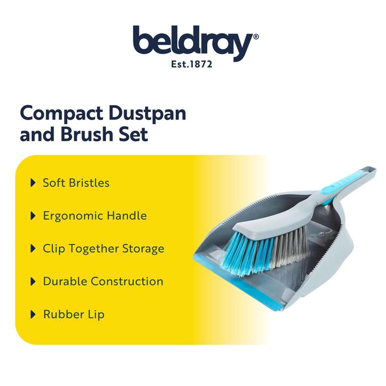 Beldray Dustpan & Brush Set LA049254 – Efficient Cleaning at Amazon ...