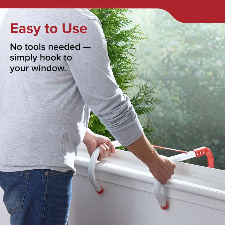 Kidde KS468094 25ft 3-Storey Escape Ladder Red/White £72.90 at Amazon ...