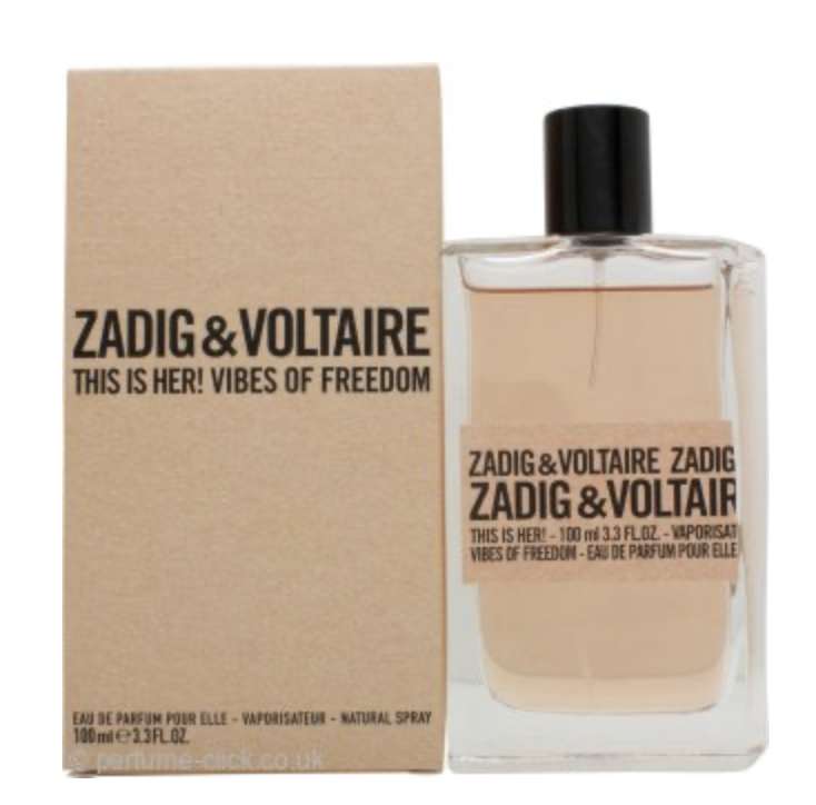 Zadig & Voltaire This is Her! Vibes of Freedom 100ml Spray £41.40 at ...