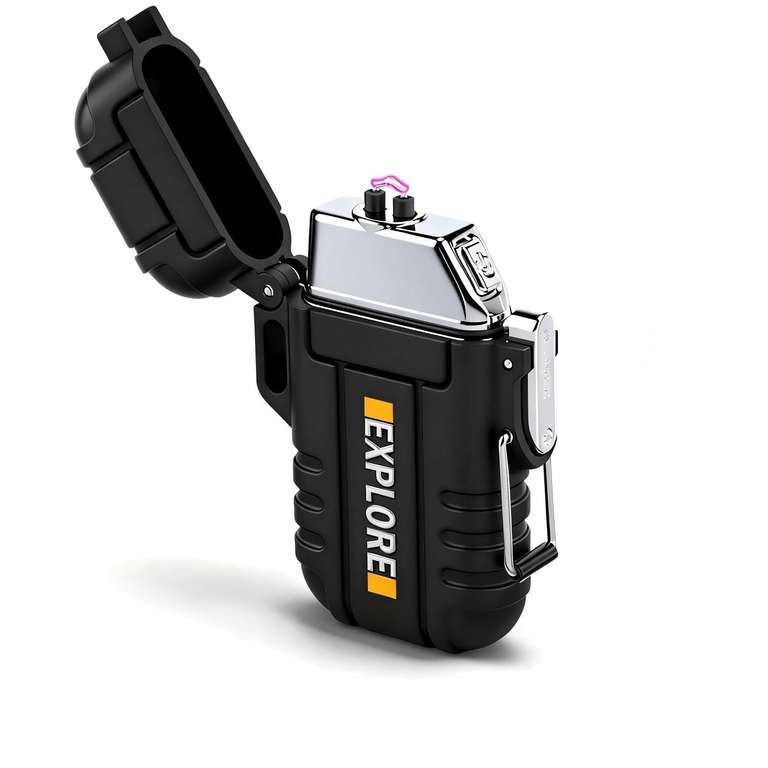 Electric Lighter Rechargeable USB C, Electronic Plasma Arc Lighter ...