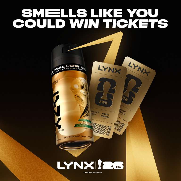 Lynx Marshmallow Smoke Premium Body Spray 3 for £10 at Amazon - rare ...