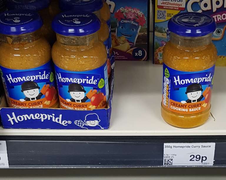 Homepride Curry Cooking Sauce 350g – £0.29 at FarmFoods Ipswich ...