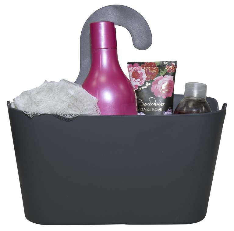 Croydex Grey Shower Caddy Hanging Storage for Renters 3.99 at Amazon ...