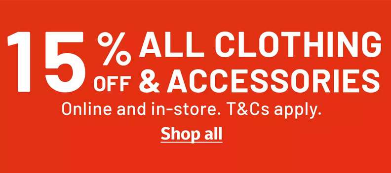 15% Off All Clothing & Accessories at Argos | Mens, Womens, Kids ...