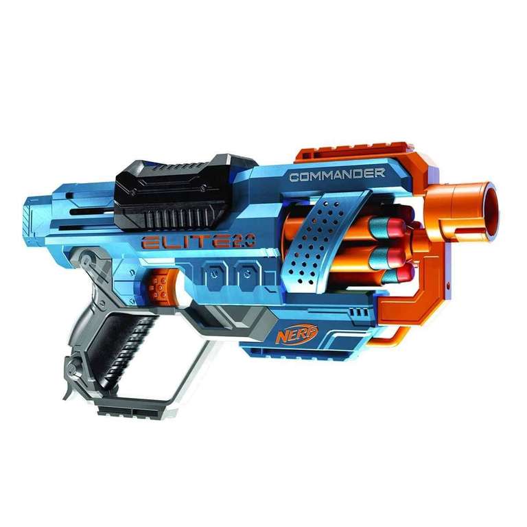 Nerf Elite 2.0 Commander RD-6 Blaster Toy for 8+ Year Old Kids, Dart ...