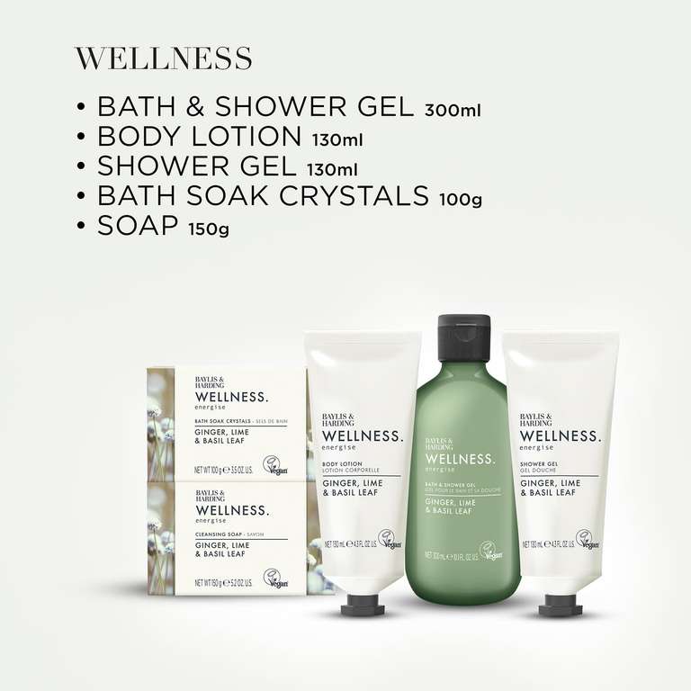 Baylis & Harding Wellness Self-Care Kit - Vegan Gift Set £9.88 at ...