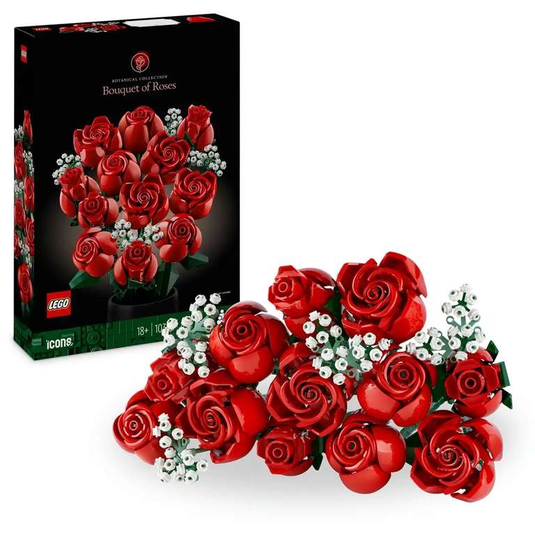 LEGO Botanicals 10328 Bouquet of Roses – at Joybuy £31.99 | hotukdeals