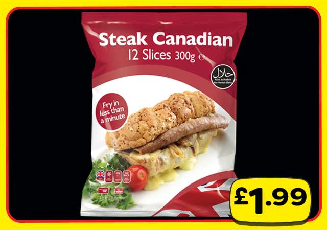 Canadian Steak Slices 300g for £1.99 - Quick Fry at FarmFoods | hotukdeals
