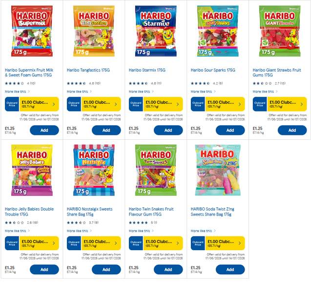 Haribo Starmix / Supermix Fruit Milk & Sweet Foam Gums /Twin Snakes ...