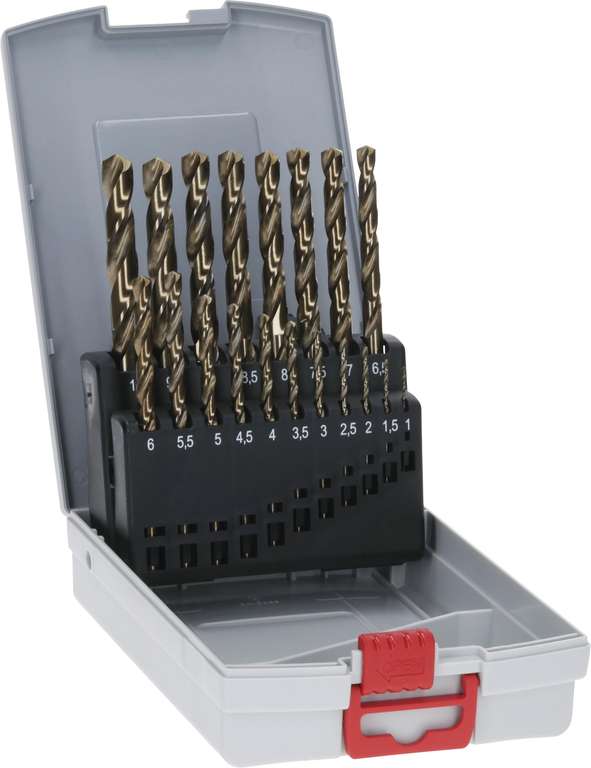 Bosch 2608587014 19-Piece HSS-Cobalt ProBox Drill Bit Set – £24.79 at ...