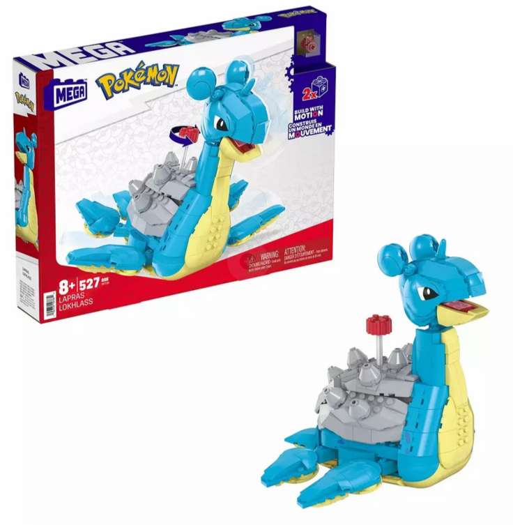Lapras Motion Build Set - Pokémon Figure £28.00 at Sports Direct
