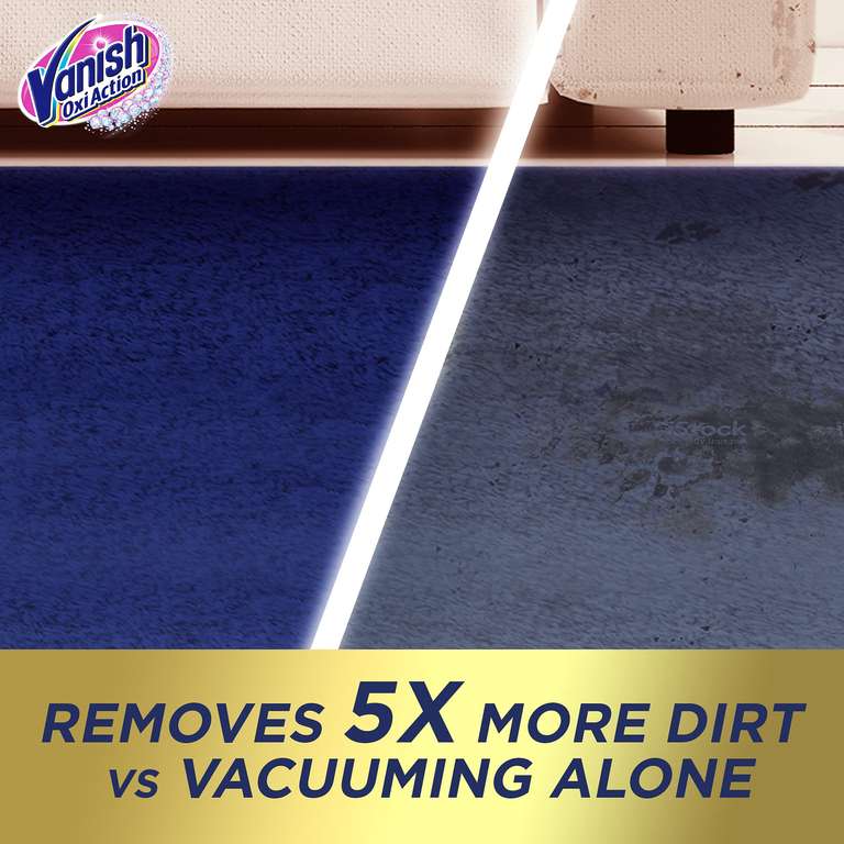 Vanish Oxi Action Upholstery & Carpet Cleaner 600ml x2 – £8.42 at ...
