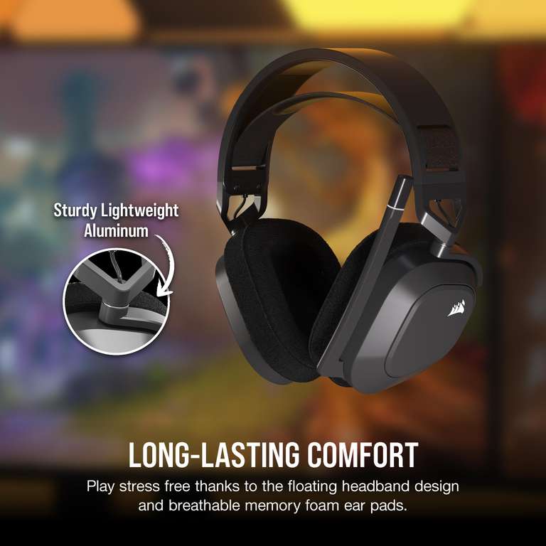 Corsair HS80 MAX WIRELESS Multiplatform Gaming Headset – £104.95 at ...