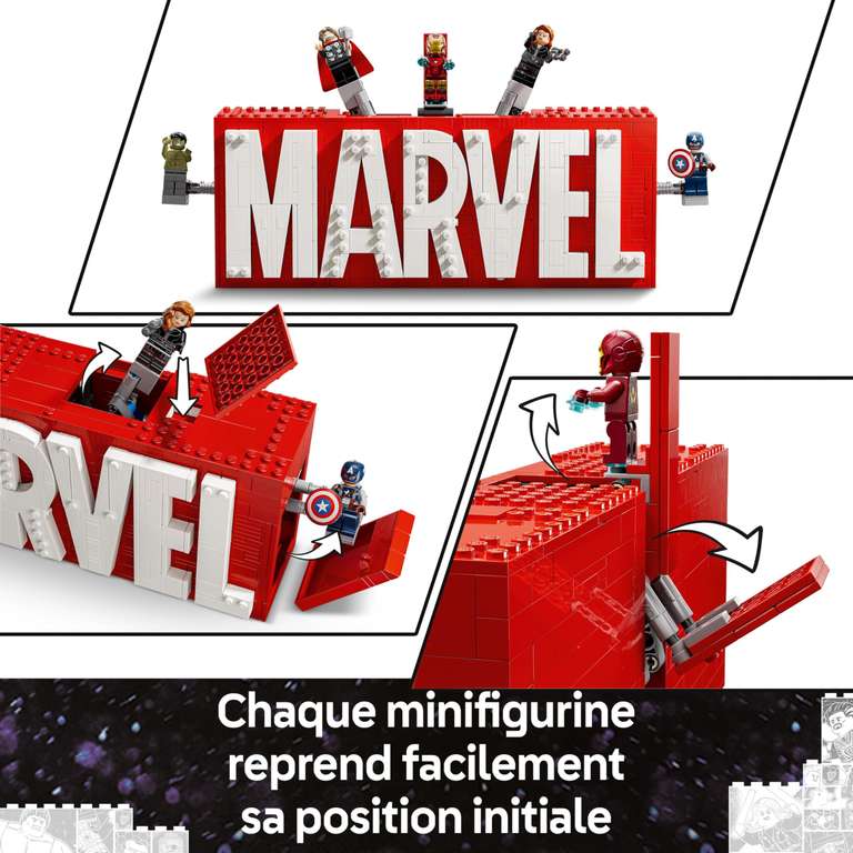 LEGO Marvel Logo 76313 – £43.86 at Amazon France | hotukdeals