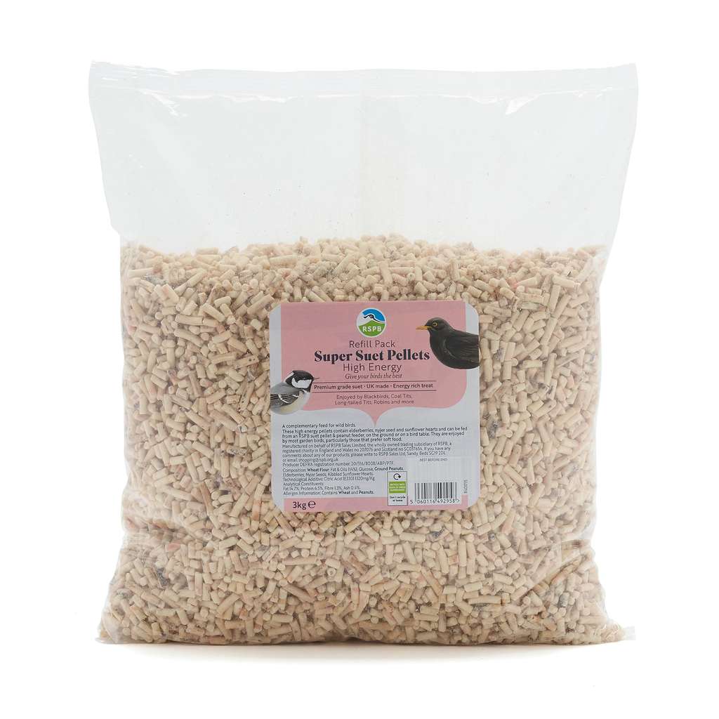 RSPB - Winter Suet Pellets, Wild Bird Food for Small Birds, Robins ...