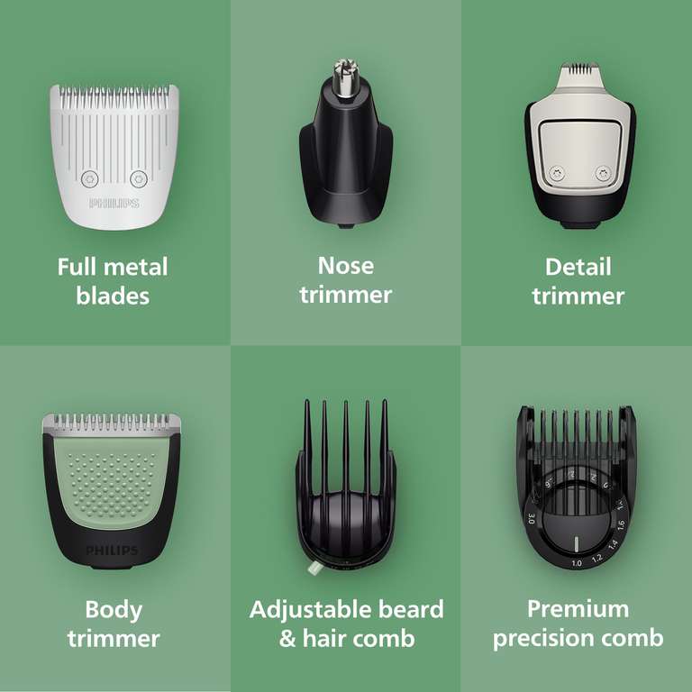 Philips Multigroom 7000 Series All-in-One 17-Piece Trimmer price £51.99 ...