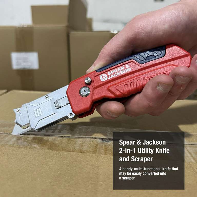 Spear & Jackson SJ1790 2-in-1 Trimming Knife & Scraper | Multi-Tool ...