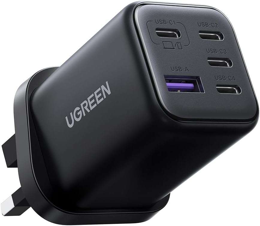 UGREEN 45W USB C Charger Plug 5-Port GaN Fast Charging £15.99 at UGREEN ...