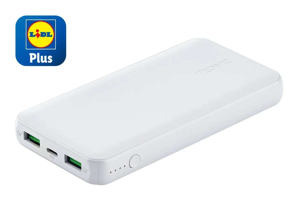 Save on Tronic 10,000mAh Power Bank at Lidl - Only £7.99 with Lidl Plus ...