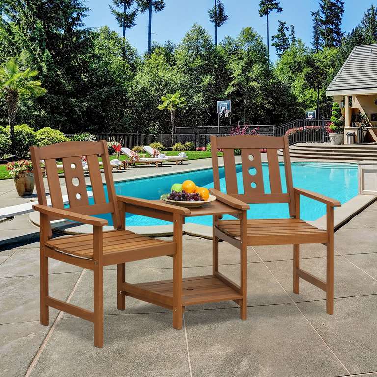 Furinno TIOMAN Outdoor Dining Set for Patio & Garden, £99.44 at Amazon ...