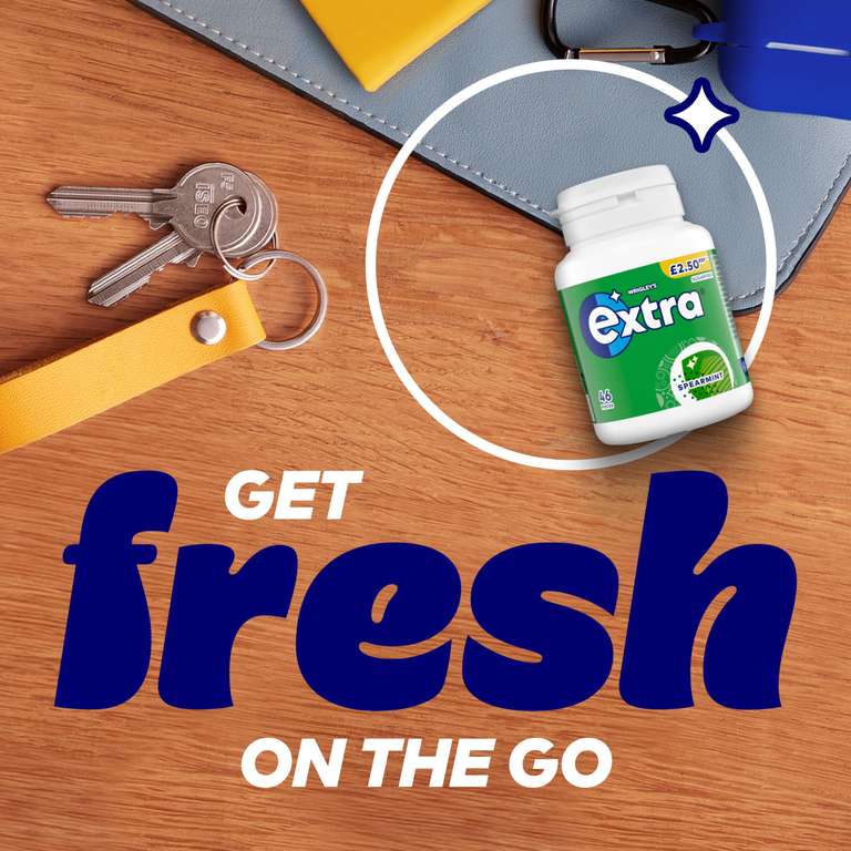 Extra Chewing Gum Bottle Spearmint Sugar Free 46 Pieces £1.99 at Amazon ...