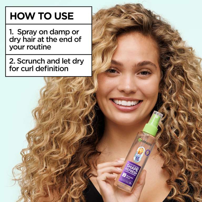 Garnier Method for Curls Shape Refresh Spray 150ml – £4.99 at Amazon ...