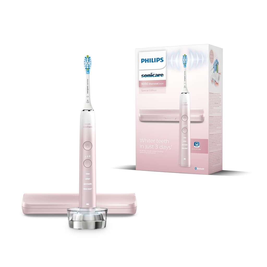 Philips Sonicare DiamondClean 9000, Power Electric Toothbrush, Pink at ...
