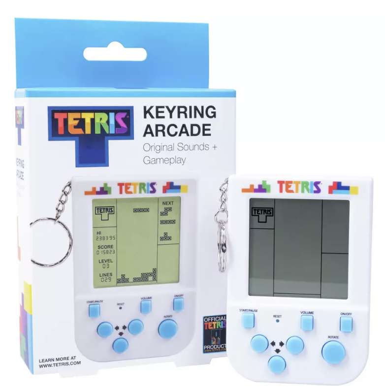 Tetris Keyring Arcade Mini Gaming System - £7.99 at Argos | hotukdeals